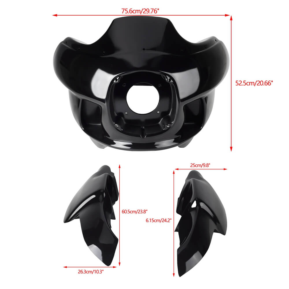 Dyna Fairing EBay) Fberglass Lowers Leg Farngs Ft For Harley Dyna Fat ...