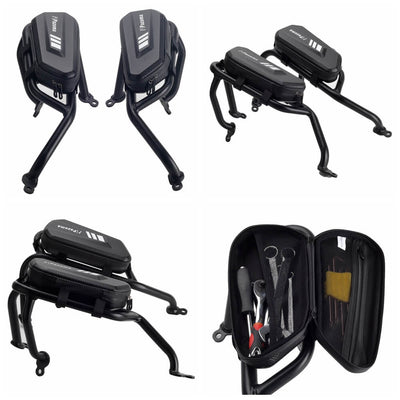 Saddlebag Tip-Over Bar Set Saddle Bag Guards Crash Bars For Harley Tou ...