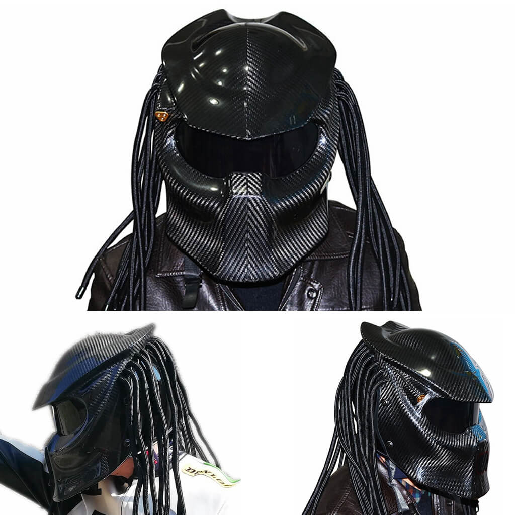 Carbon Fiber Predator Motorcycle Helmet DHgate.com:Full Face Predator
