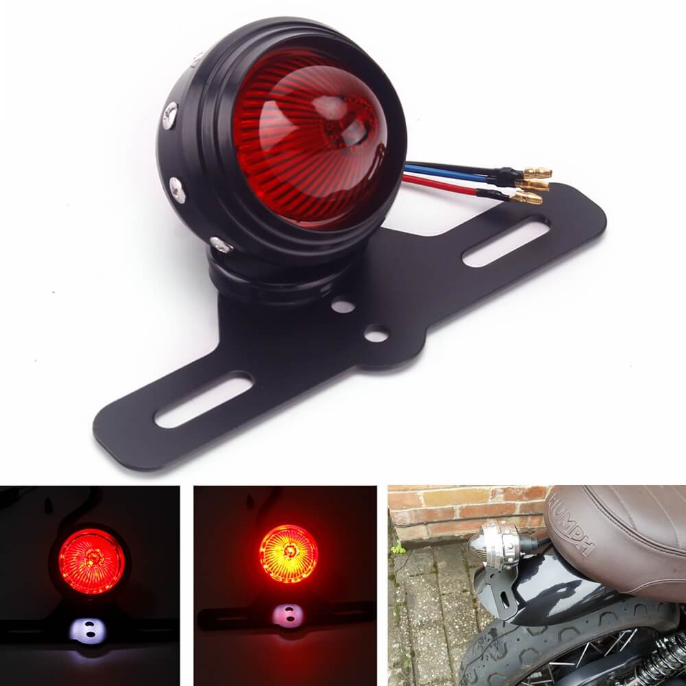 Old Motorcycle Tail Lights Rear Light Compatible With Yamaha XVS 1100